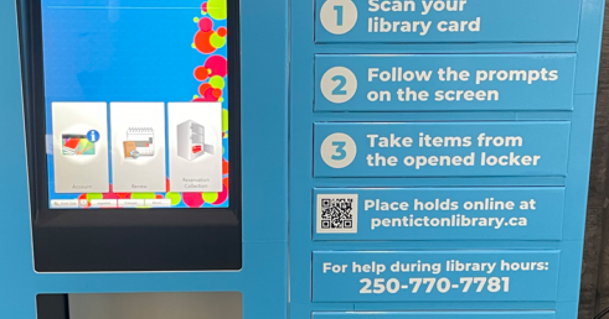Penticton Public Library checking out a new service | City of Penticton